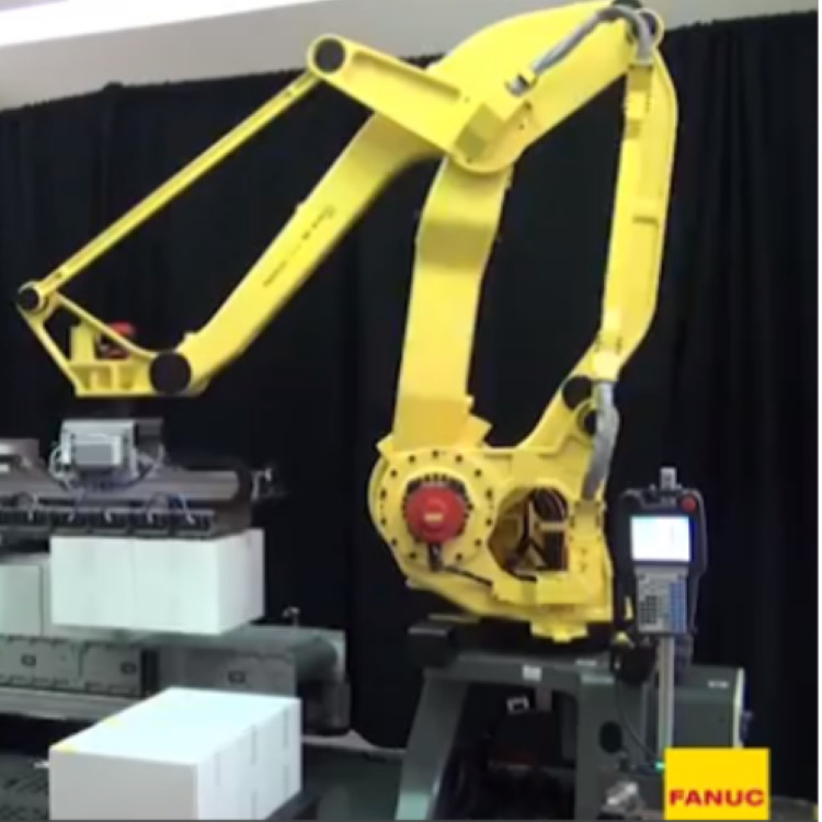 Pick And Place Robot Arm M-410iC/185 With 4 Axis Robotic Arm Industrial ...